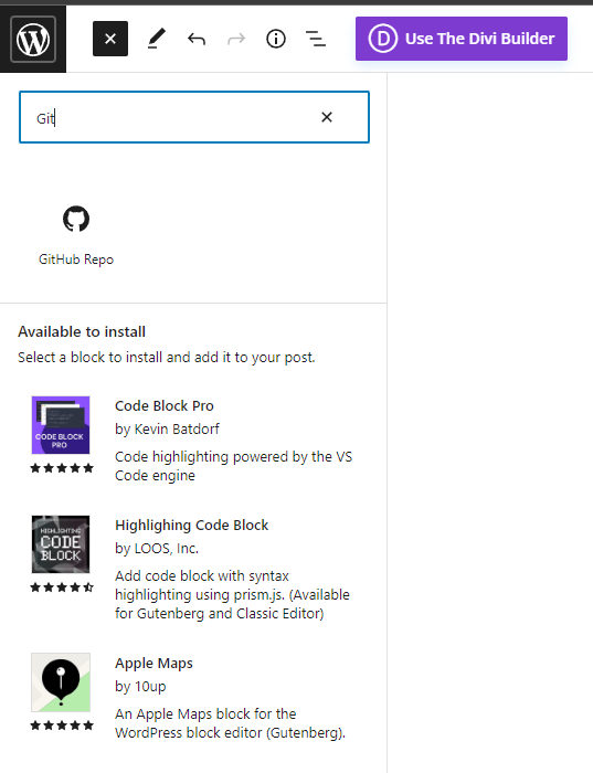 Wordpress Embed Block for GitHub plugin link clickable - kkomzi